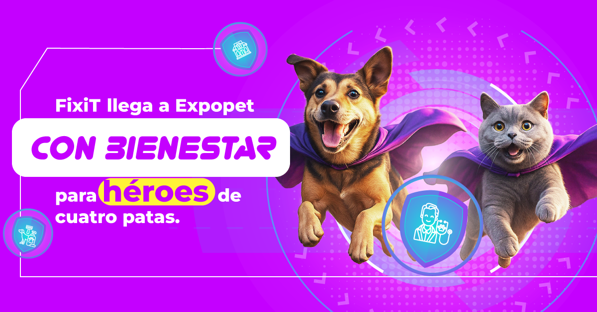 Fixit llega a Expopet con sus planes de bienestar para los héroes de cuatro patas | Fixit Group